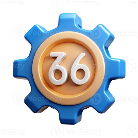 Reflective Dazzling Gear Flat Color Clean Lines Symmetrical With Scalable Design Fine Detail