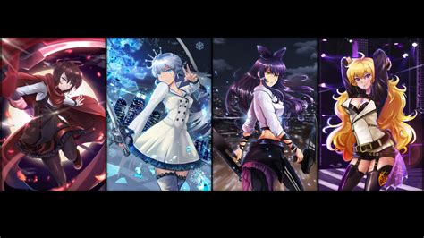 Wallpaper Id 646529 Hunter Outfit Rwby Anime Ruby Rose Rwby