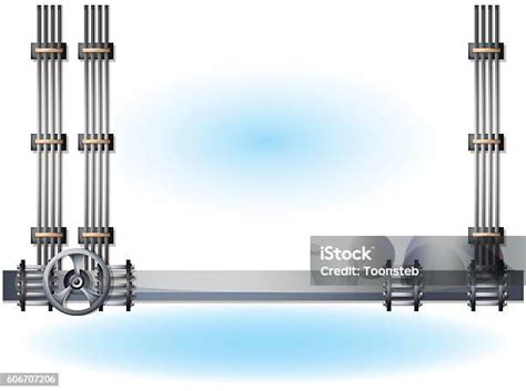 분리된 레이어가 있는 만화 벡터 일러스트 워터 파이프 벽 0명에 대한 스톡 벡터 아트 및 기타 이미지 0명 가솔린 가정 난방 Istock