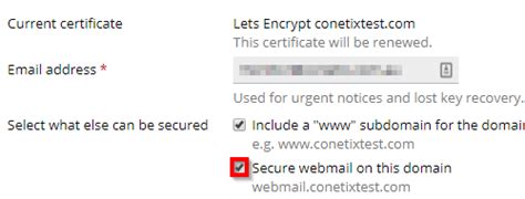 Plesk Onyx Secure Webmail With Lets Encrypt Free Ssl Certificate • Conetix