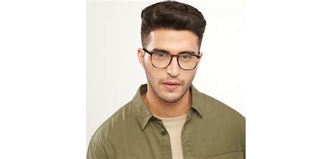 Tortoise Rectangle Full Rim Unisex Eyeglasses By John Jacobs 152767