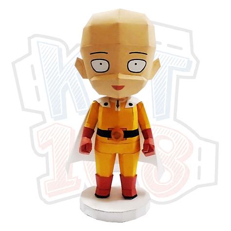 Mô hình giấy Chibi Saitama One Punch Man ver Kit vn Shop Online mô hình giấy