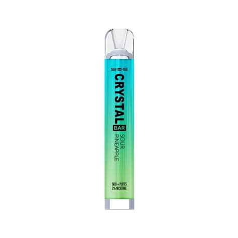 Ske Crystal Sour Pineapple Ice Disposable Vape 600 Puffs