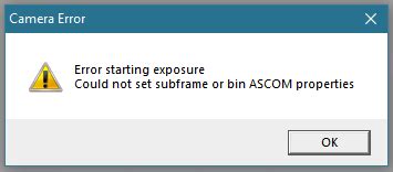 A Problem With ASCOM Driver V6 5 14 ZWO User Forum