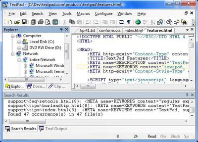 Télécharger TextPad gratuit pour PC CCM