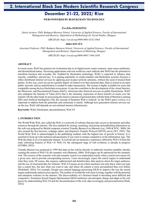 PDF WEB3 POWERED BY BLOCKCHAIN TECHNOLOGY