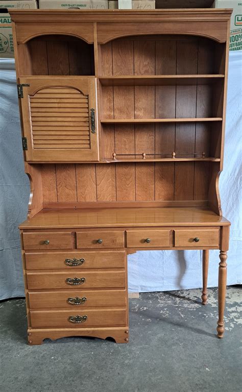 Roxton Maple Desk Hutch Sunrise Estate Services Ltd
