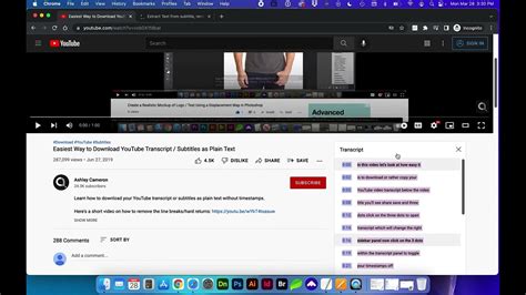 2022 Easiest Way To Download Youtube Transcript Subtitles As Plain Text Without Timestamps