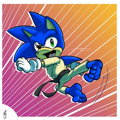 Sonic The Hedgehog Barefoot