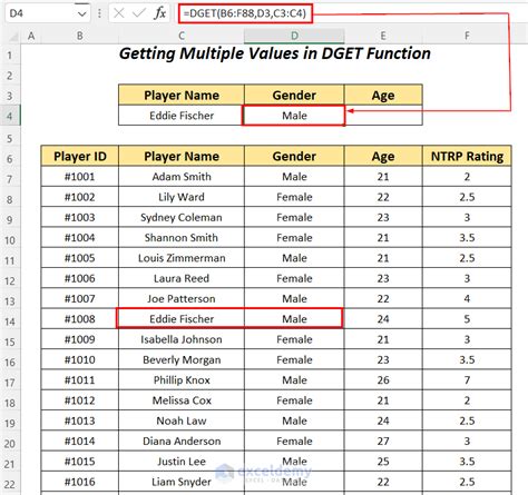 Dget Vs Vlookup In Excel 7 Differences Exceldemy