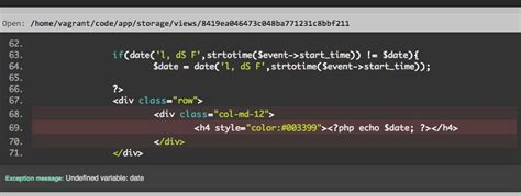 Laravel Php 56 Is Showing An Error On Variable Scope Stack Overflow