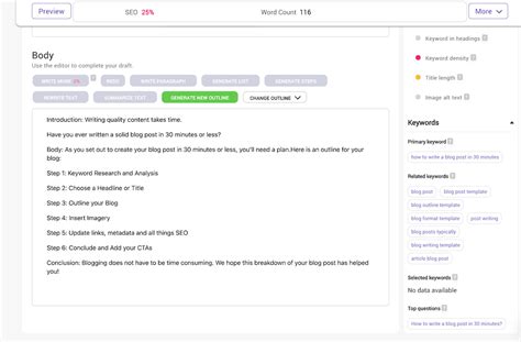 how to write a solid blog post in 30 minutes or less