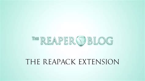 How To Use The New ReaPack Extension For REAPER The REAPER Blog