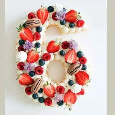 Number 5 Cake Number 5 Birthday Cake For Babes Girls