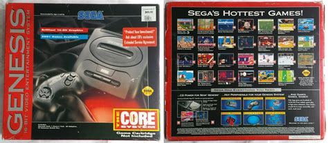 N A Sega Genesis CD 32X CDX XEYE Nomad Console Box Collectors Guide