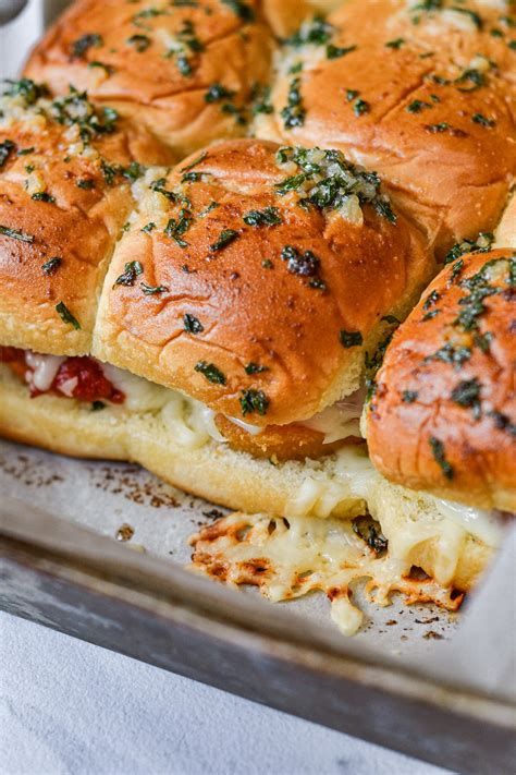 Easy Chicken Parmesan Sliders Image 21 A Cedar Spoon