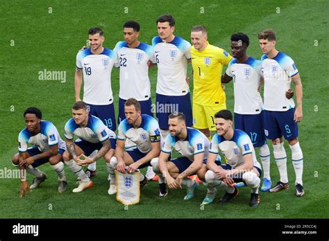 Doha Qatar 21th November 2022 The English Team During The Match