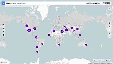 Summary Statistics On The Carbon Mapper Data Portal Carbon Mapper