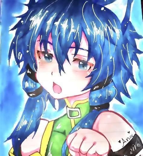 Blue Catgirl By Hikarinotenshiarts Rcatgirlsfw