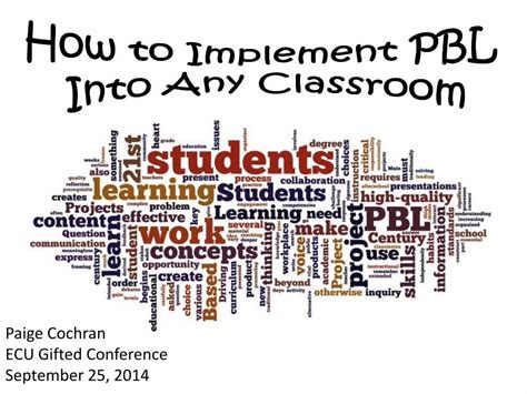 Pdf How To Implement Pbl Into Any Classroom Dokumentips