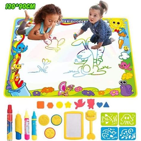Tapis Doodle Mat Enfant cm Tapis De Dessin Peinture stylos EVA Dessiner des modèles
