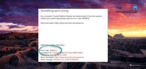 Fix C0090016 Tpm Has Malfunctioned Microsoft 365 Sign In Error