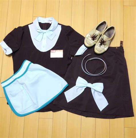 【中古】 デニーズ制服 大きめサイズ ファミレス女子ユニフォームセット の落札情報詳細 ヤフオク落札価格検索 オークフリー