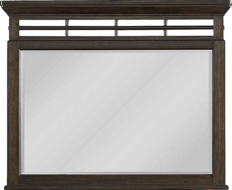Montana Ridge 5 Pc Brown Dark Wood King Bedroom Set With Mirror 3 Pc