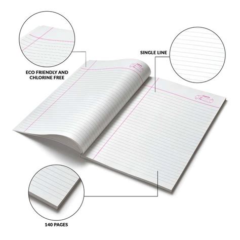 Buy Classmate Interaktiv Single Line Ar Notebook 297 X 210 Mm