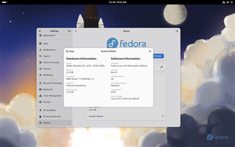 Fedora 43 Final Build Approved Official Release Set For October 28