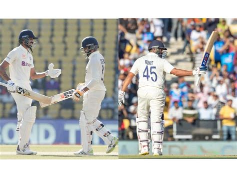1st Test Day 2 Ravindra Jadeja Axar Patel Hit Unbeaten Fifties After