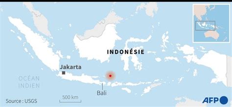 Indonésie un séisme de magnitude 7 1 ébranle Bali sans dégâts importants