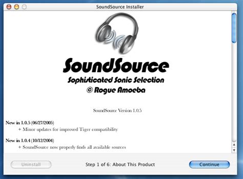 Rogue Amoeba The SoundSource Screenshot Gallery