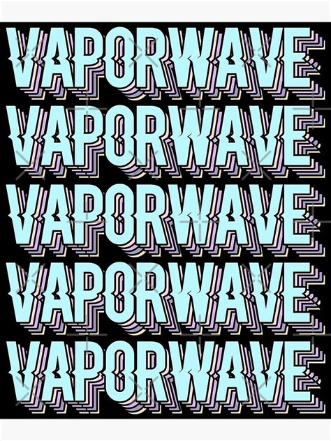 Vaporwave Aesthetic Pastel Goth Synthwave Retrowave T Poster By