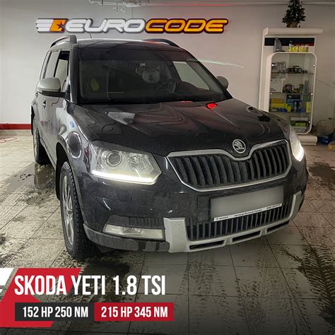 Skoda Yeti 1 8tsi чип тюнинг от Eurocode Tuning