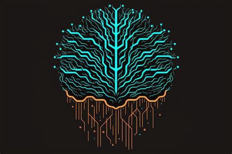 Premium Ai Image Neuron Network Brain
