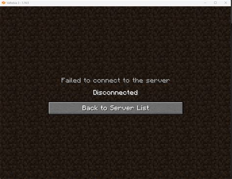 Minecraft Own Server Cant Connect Rminecraftserver