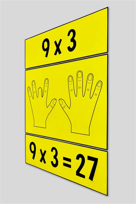 My Math Resources Multiply By 9 Finger Trick Poster Elementary Math
