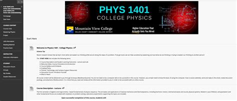 Phys 1401 Course Redesign