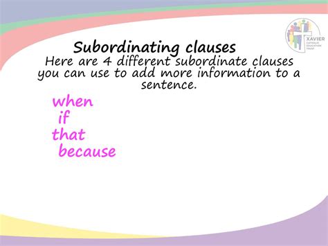 Year 2 Spag Subordination Ppt Download