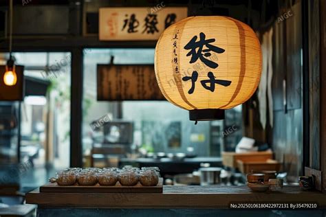 Ai创作图日式餐厅民宿装饰竹灯 日料外面 日料前台 日料店橱窗 日式小店 日系招牌 日料店 日本料理店的白灯笼 日式客栈 日料店灯笼 日式食堂 日料台 日式居酒屋柜台 日式餐馆装置 料理店装饰