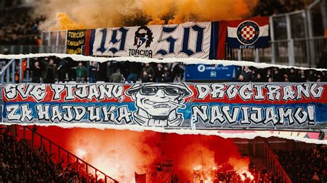Torcida Split NK Osijek HNK Hajduk 1 1 21 Kolo SS HNL YouTube