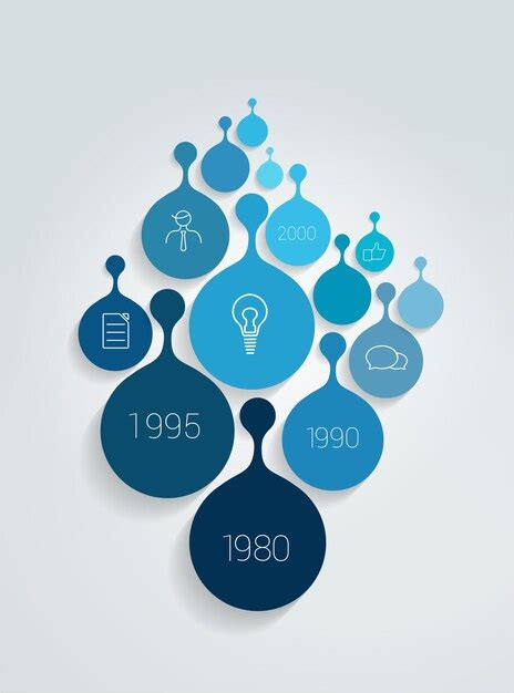 Premium Vector Speech Bubble Infographic Template