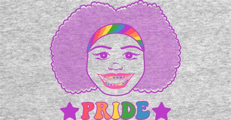 Black Girl With Pride Color Braces Pride Design Black Woman Pride