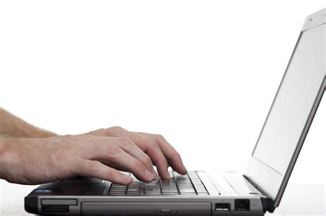Free Stock Photo Laptop Computer Typing Freeimageslive
