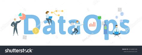 dataops processoriented methodology used by analytic stock vector
