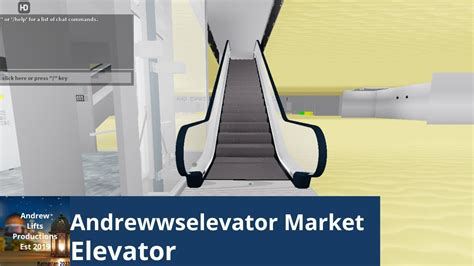 OTIS Escalator At Andrewwselevator Market Roblox YouTube