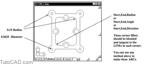 How To Create Circles And Arcs Tutorial Autocad