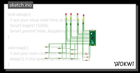 Traffic 4 Lane Wokwi Esp32 Stm32 Arduino Simulator