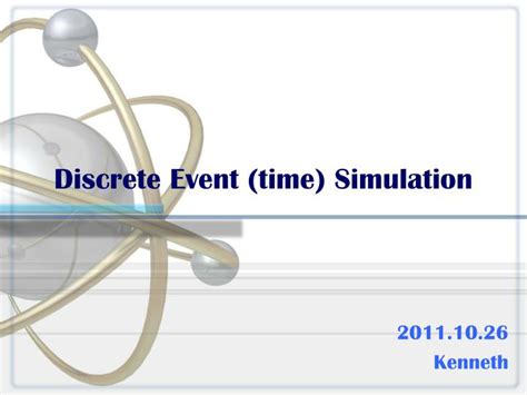 PPT Discrete Event Time Simulation PowerPoint Presentation Free